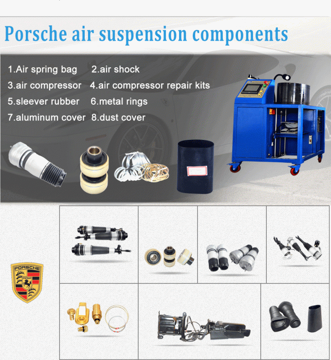 Pair Air Suspension Air Spring Bag Strut Suspension Neumatica For ...