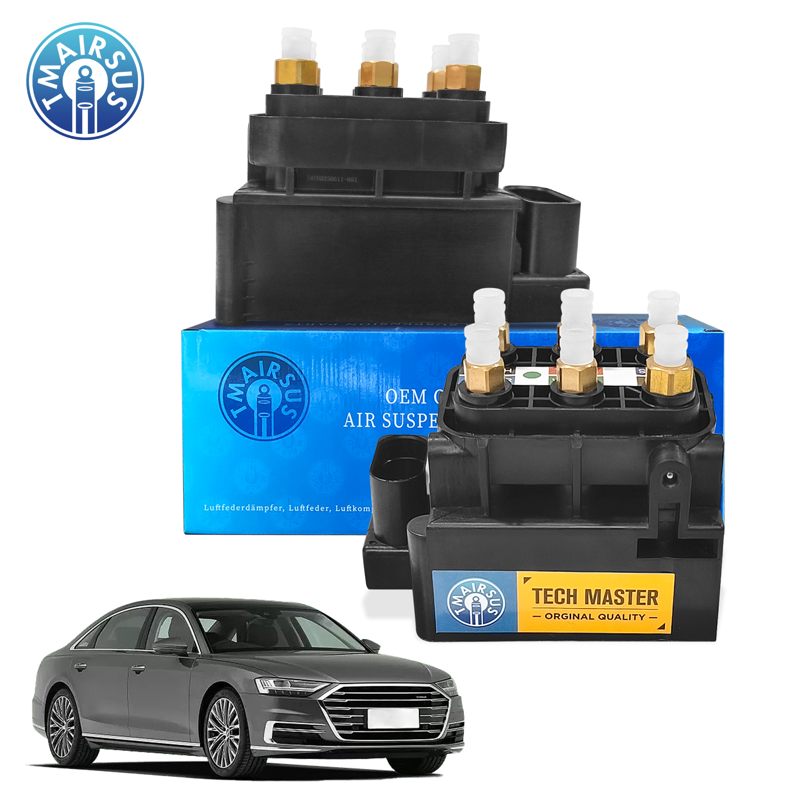 Audi A6 C7 A8 D4 Air Suspension Solenoid Valve Block 4H0616013A